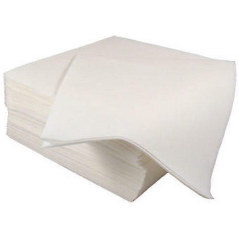 White 40cm Luxury Linen Feel Airlaid Paper Napkins | IG Group UK