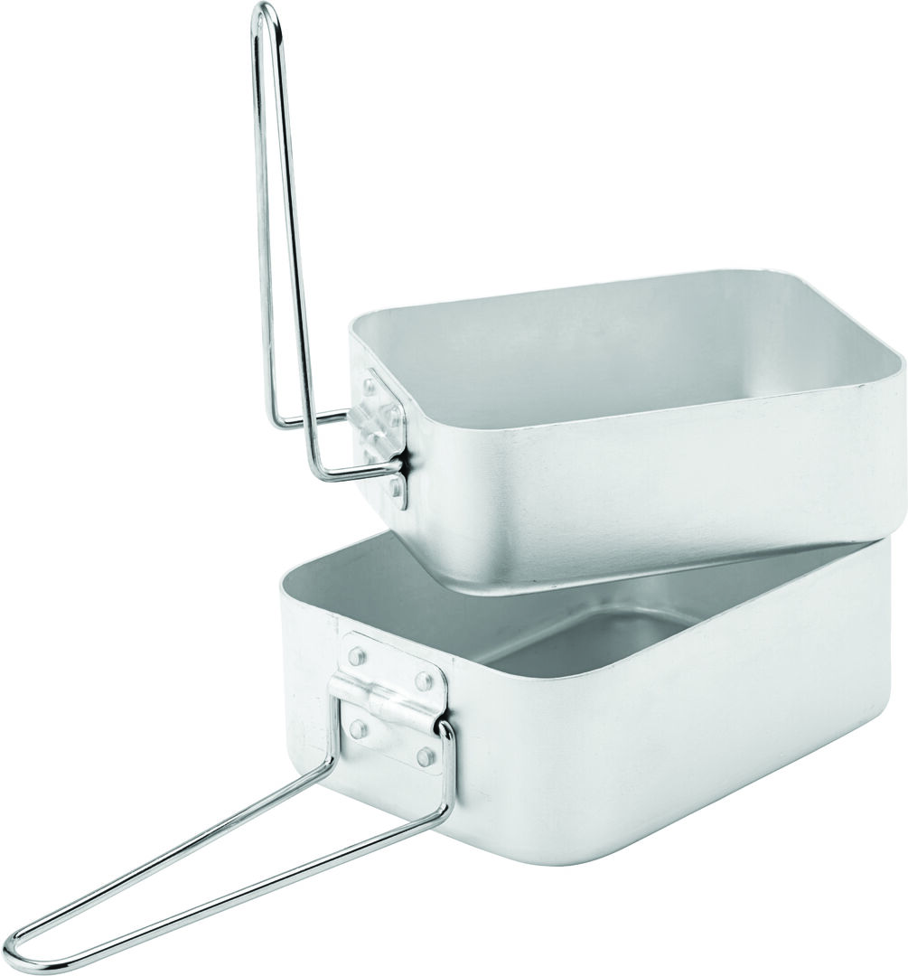 Mess Tins with Foldable Handles - Set of 2 | IG Group UK